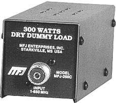 MFJ-260CN, DUMMY LOAD, 300 WATT,0-650MHz, DRY N-CONNECT | MFJ Enterprises Inc