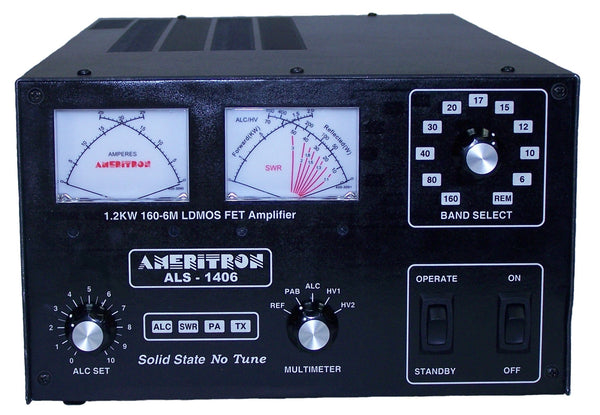 ALS-1406, AMERITRON 1200WATT, 1.5-54Mhz, LDMOS Solid State Amplifier w ...