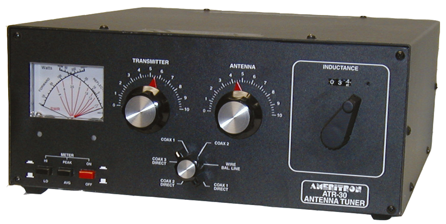ATR-30 HF Antenna Tuner with Aircore roller inductor, 500 pF matching ...