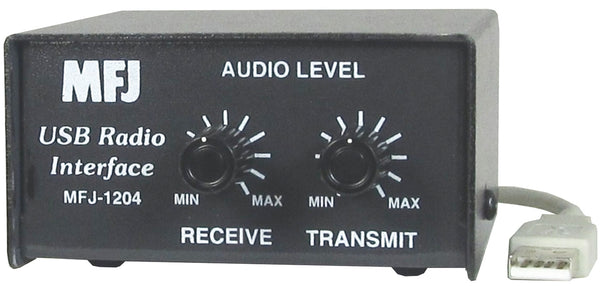 MFJ-1204P8,USB to Radio Interface with 8 pin round microphone cable ...