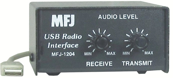 MFJ-1204P8,USB to Radio Interface with 8 pin round microphone cable ...