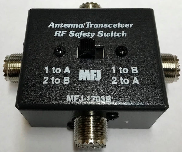 MFJ-1703B, SWITCH, ANT/XMTR CROSS OVER SWITCH, 1.8-54MHz | MFJ ...