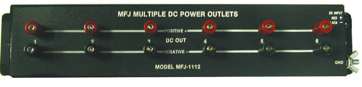 MFJ-1112, DC, POWER STRIP, 6 OUTLET | MFJ Enterprises Inc