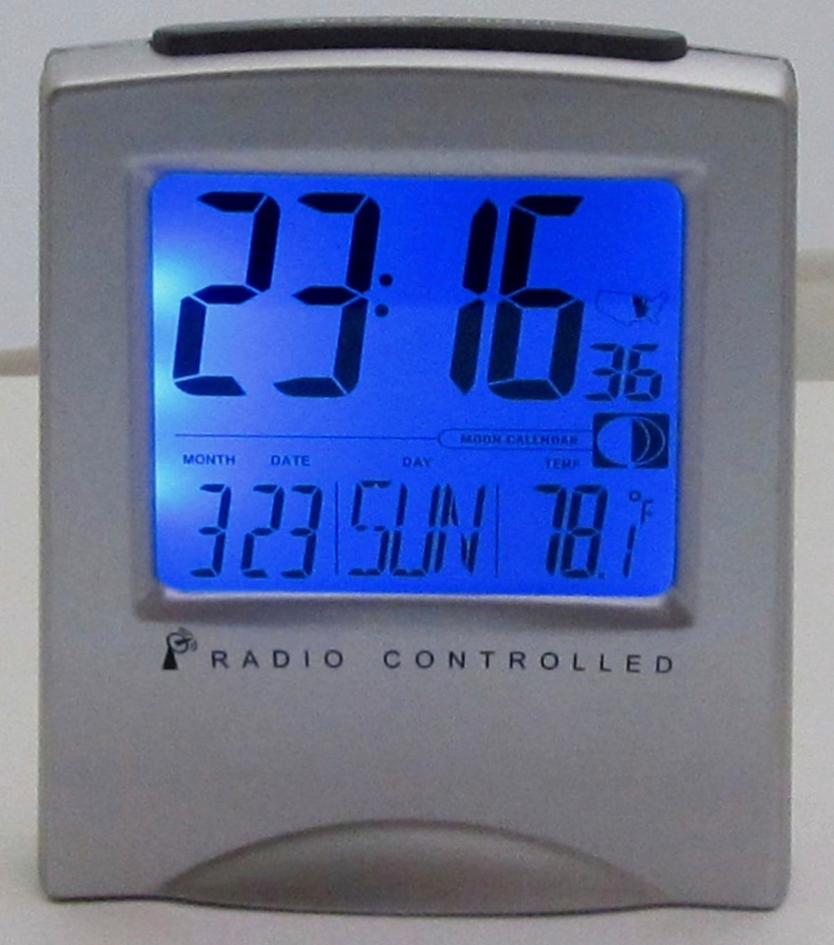 MFJ-122RC, CLOCK, ATOMIC, MOON PHASE, 12/24 HR | MFJ Enterprises Inc