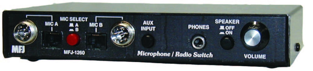 MFJ-1260,MIC/RIG SWITCH, 2 MIC TO 1 RIG | MFJ Enterprises Inc