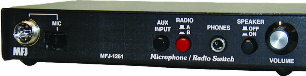 MFJ-1261,MIC/RIG SWITCH, 1 MIC TO 2 RIG | MFJ Enterprises Inc