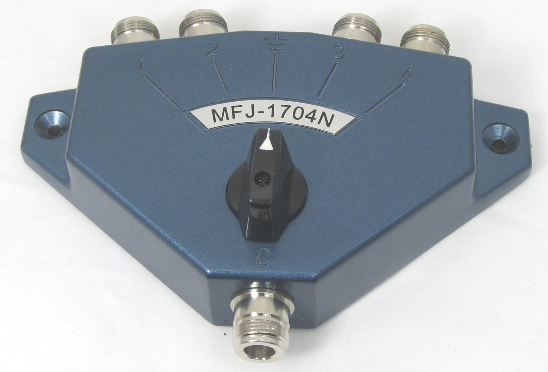 MFJ-1704N, ANT SWITCH, 4 POS.N, 2.5 kW PEP, 0-450 M | MFJ Enterprises Inc