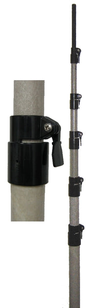 MFJ-1904HD, FIBERGLASS POLE,25FT,7 4FT SEC,1~-2-1/2~,W/Q.CLAMP | MFJ ...