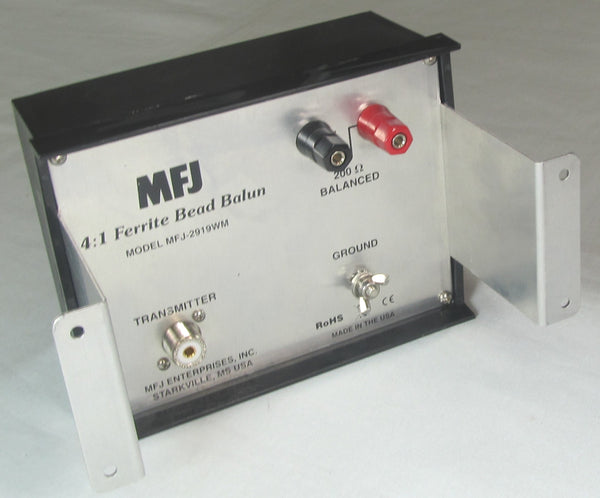 MFJ-2919WM,BALUN, BEAD, 4:1 1.8-30MHz, WALL MOUNT, 1.5kW | MFJ ...