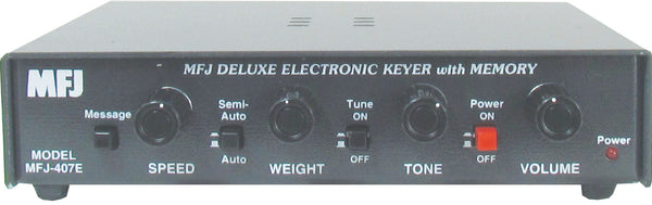 MFJ-407E, KEYER, DELUXE ELECTRONIC KEYER WITH MEMORY | MFJ Enterprises Inc