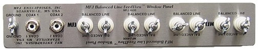 MFJ-4600, WINDOW ANT FEEDTHRU, LADDER LINE AND COAX | MFJ Enterprises Inc