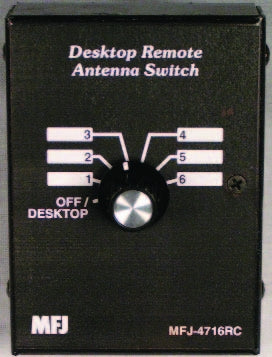 MFJ-4714, DESK/REMOTE ANT. SWTICH, 4-POS, 1.8-150 MHz | MFJ Enterprises Inc