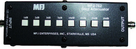 MFJ-762, ATTENUATOR, 81DB, 50 OHM, 170 MHz, BNC/SO-239 ADP | MFJ ...