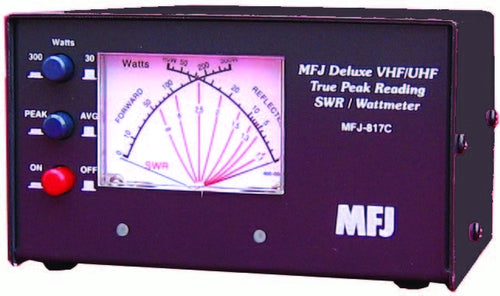 MFJ-817C, SWR/WATTMETER, 144/220/440 MHz, CROSS METER | MFJ Enterprises Inc