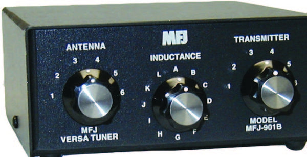 MFJ-901B, ANTENNA TUNER, 200 WATTS, 1.8-30 MHz, BALUN | MFJ Enterprises Inc