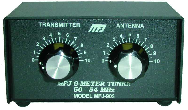 MFJ-903, 6-M TUNER/50-54 MHz | MFJ Enterprises Inc