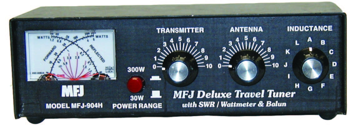MFJ-904H, TRAVEL TUNER, 10-80M, 150W, MTR, BALUN | MFJ Enterprises Inc