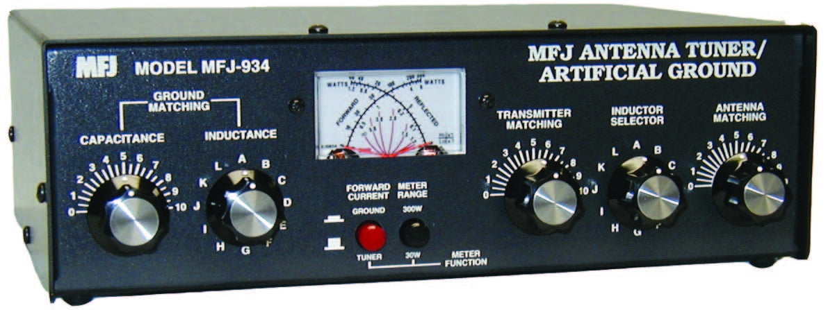 MFJ-934, ANTENNA TUNER/ARTIFICIAL GROUND, HF | MFJ Enterprises Inc