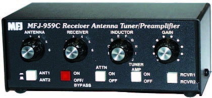 MFJ-959C, ANTENNA TUNER, SWL, WITH PREAMP | MFJ Enterprises Inc