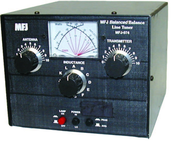 MFJ-974B, TUNER, BALANCED LINE, 10-80M, 300W | MFJ Enterprises Inc