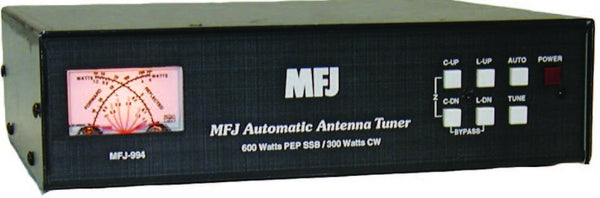 MFJ-994B, TUNER, AUTO, 600W, MTR, 1.8-30 MHz | MFJ Enterprises Inc