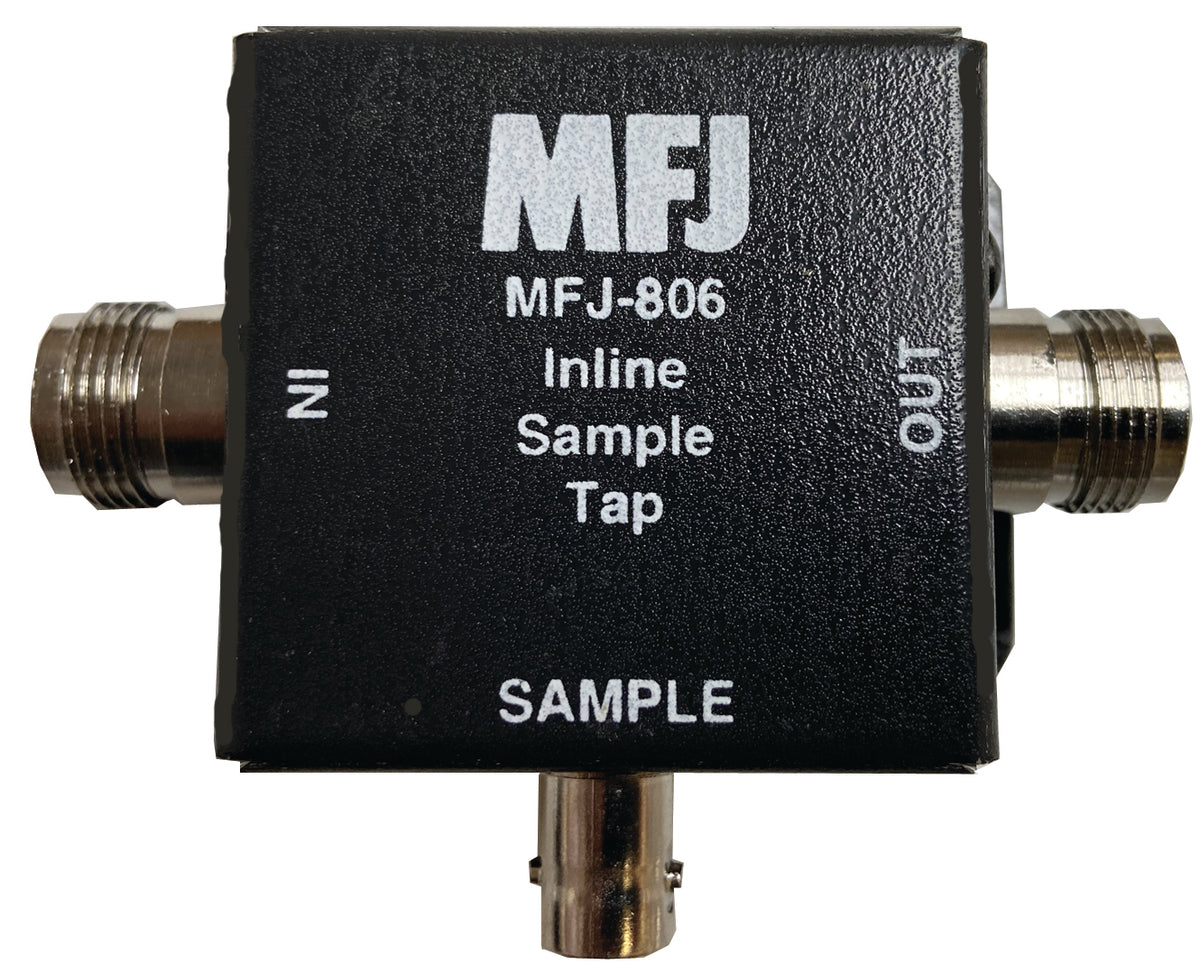 MFJ-806N, RF SAMPLE TAP,IN LINE, .05-100 MHz, 600 WATTS | MFJ ...