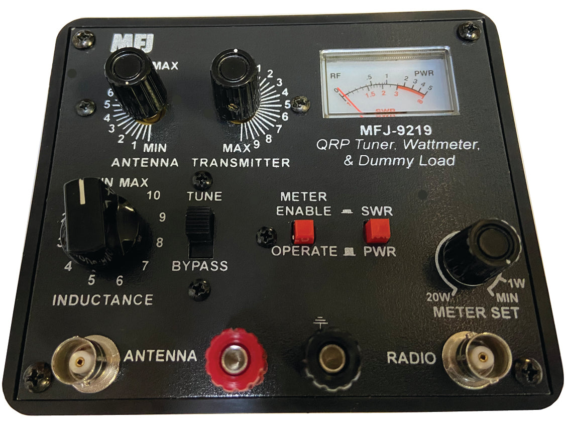 MFJ-9219, QRP Antenna Tuner, SWR/Wattmeter & Dummy Load | MFJ ...