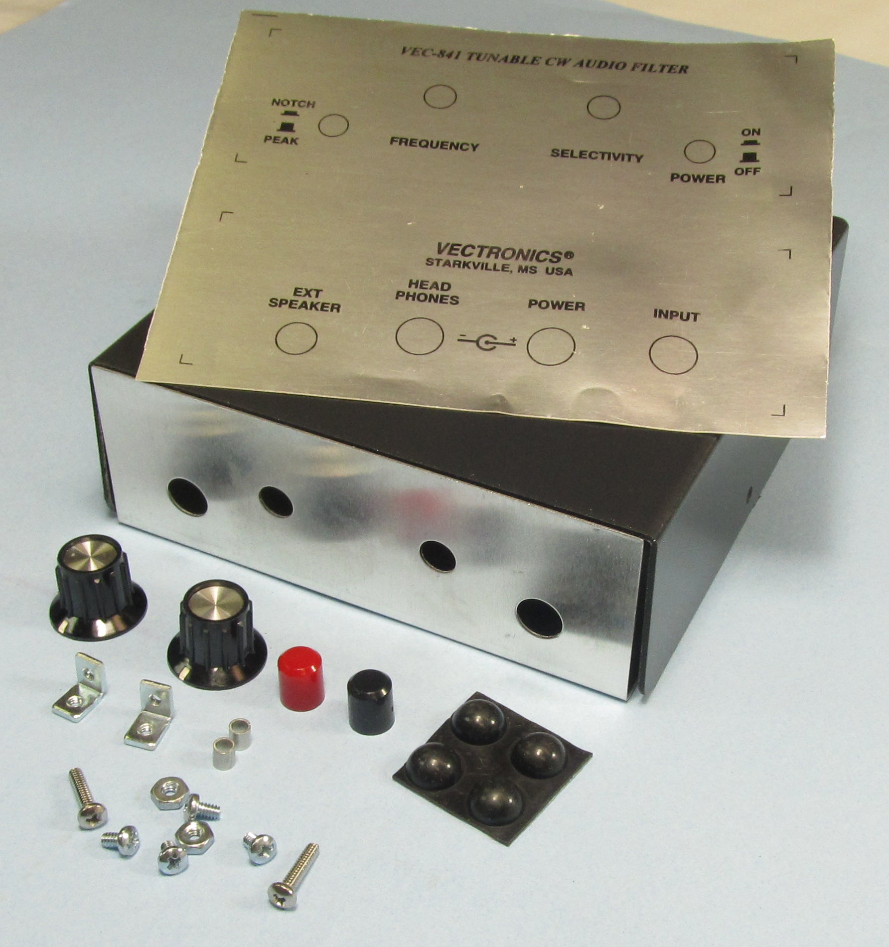 VEC-841KC, KIT CASE, TUNABLE CW AUDIO FILTER | MFJ Enterprises Inc